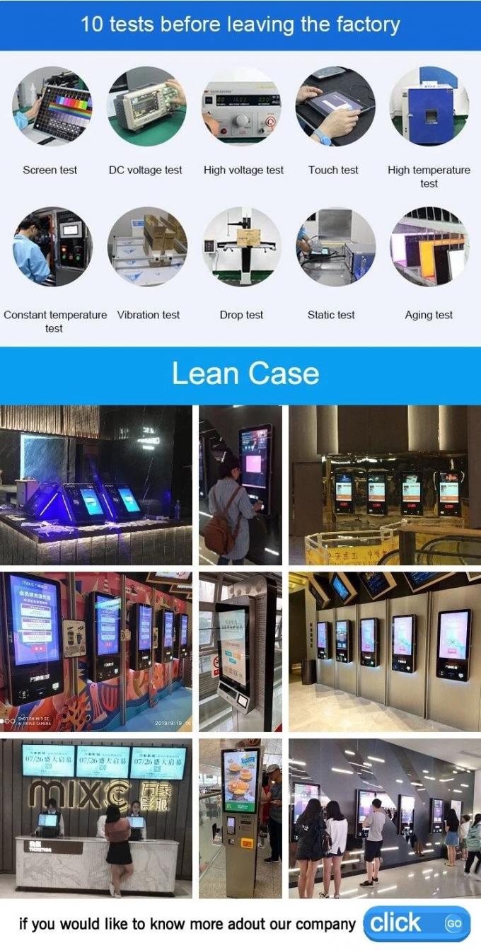 Network Barcode Reader Payment ATM Kiosk With Touch Pad Use In Shopping ...