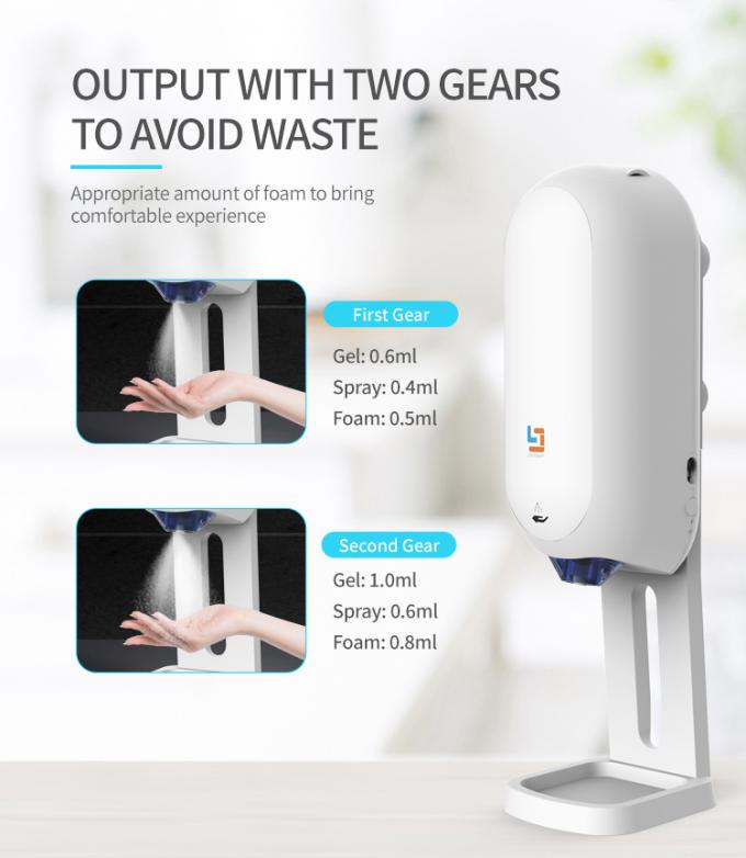 Wall Mounted Desktop ABS Automatic Hand Sanitizer Dispenser Refillable