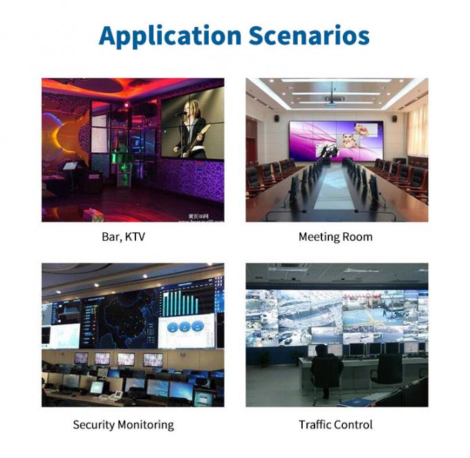 55 Inch Seamless Narrow Bezel Lcd Video Wall Advertising Display For ...