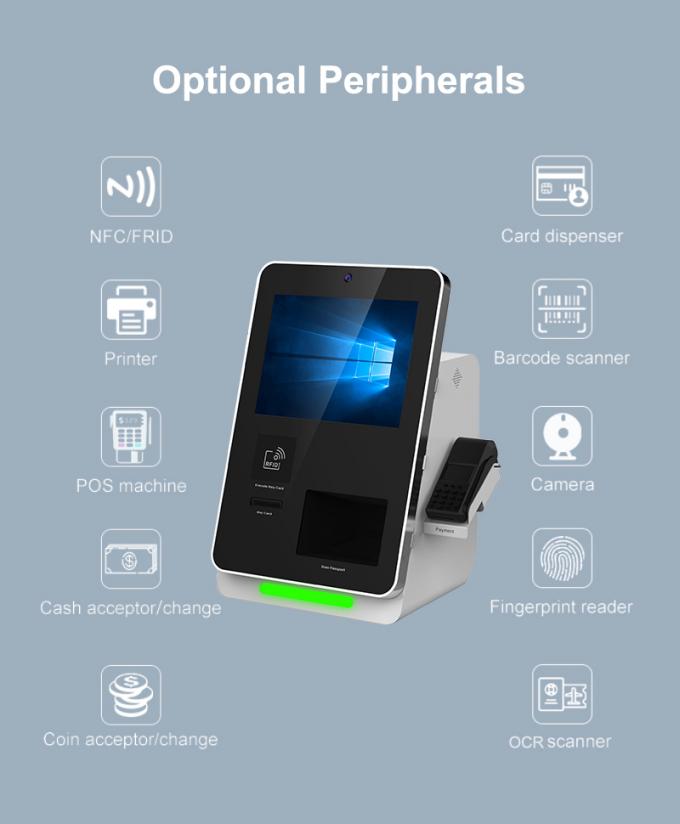 Self Guest Check In Kiosk With Credit Card Payment And QR Reader Key ...