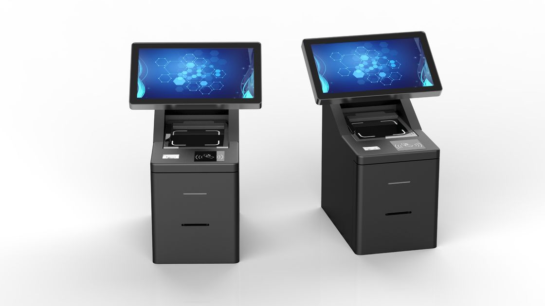15inch Hotel Self Service Kiosk Key Card Encoder Face Recognition