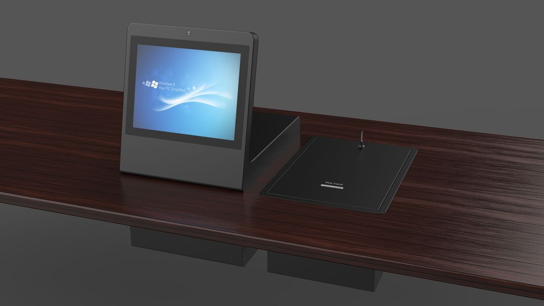 Tabletop Hotel Check In Kiosk Check Out Kiosk With Passport Scanner ...