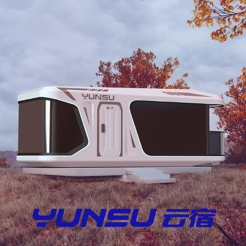 Portable Clamping Hotel Prefab Tiny House Galvanized Steel Structure Frame