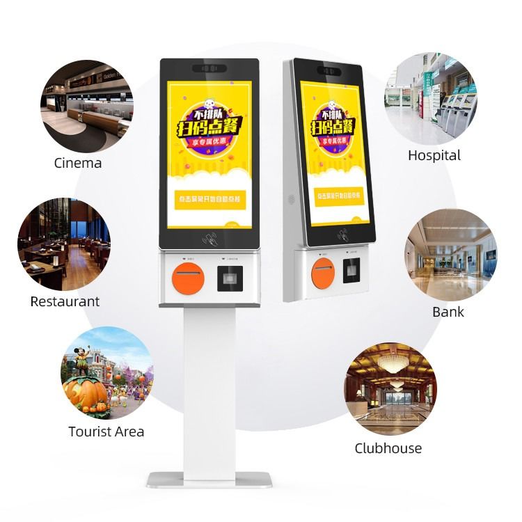 Self Ordering Kiosk With POS Terminal/ Restaurant/Store, Fast Food ...
