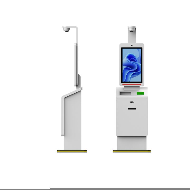 Convenient Self Checkout Kiosk Check In Kiosk With Card Reader And ...