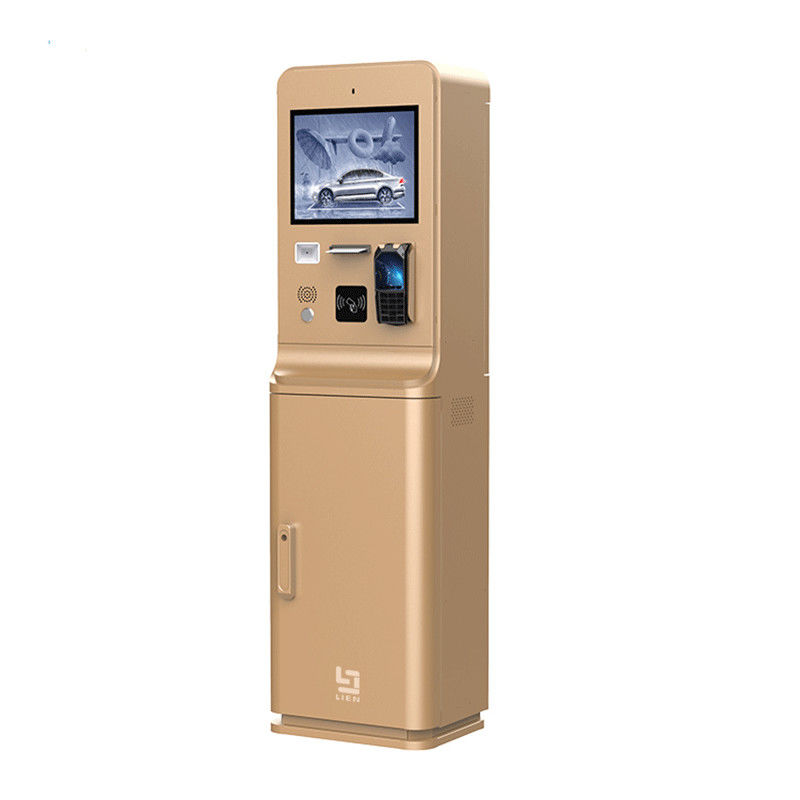Car Parking Payment Station In-Lane Entry Parking Kiosk With 15inch ...