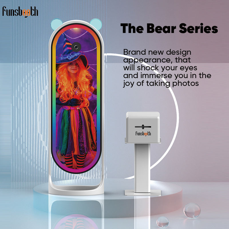 Portable Digital Selfie Party Mirror Photo Booth Interactive Touch ...
