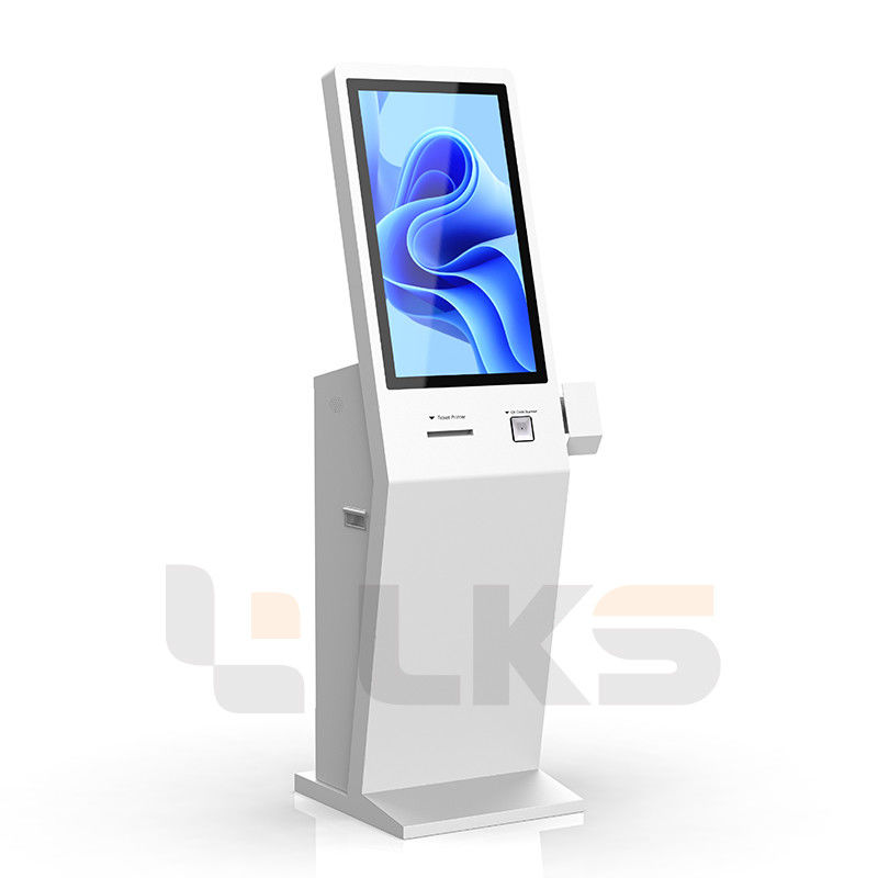 32 Inch Self Service Terminal Visitor Management Registration Machine Kiosk Inquiry Event Check ...