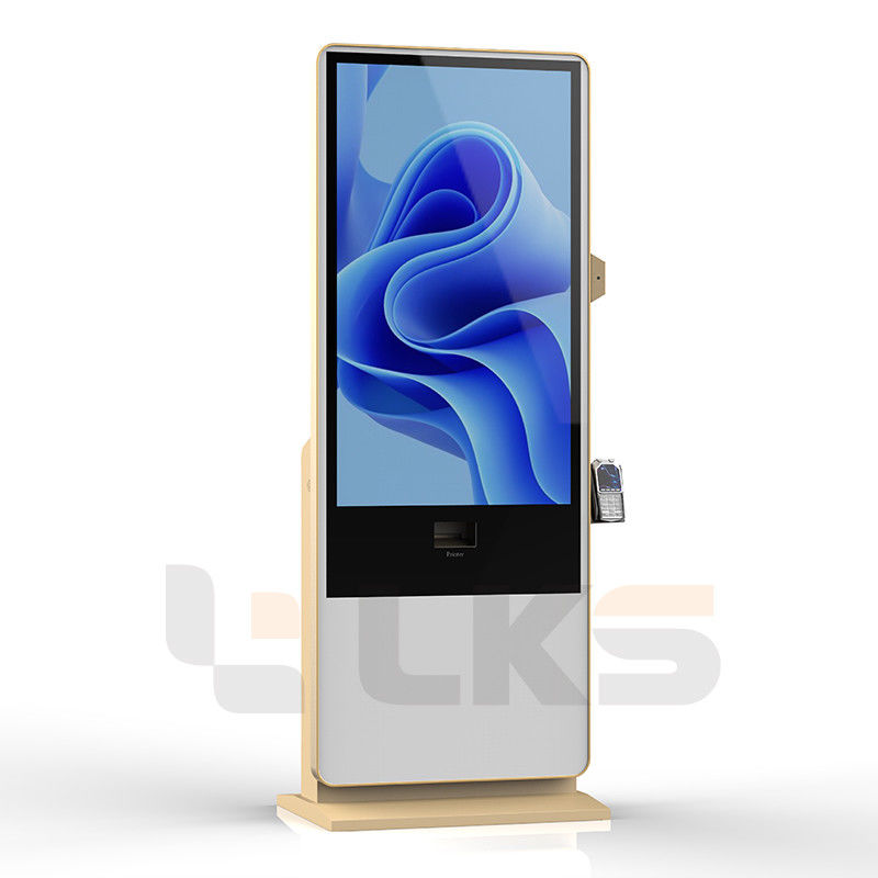 55 Inch Indoor Floor Standing LCD Digital Signage Touch Screen Advertising Machine With Android ...
