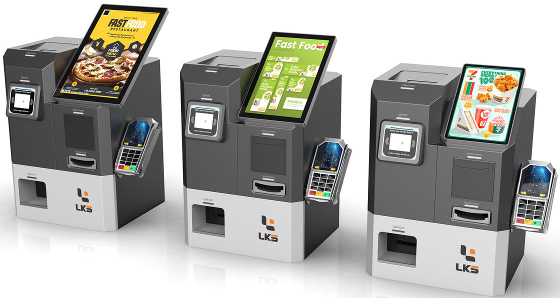 All In One Self Service Kiosk Ordering Payment Machine in Restaurants ...