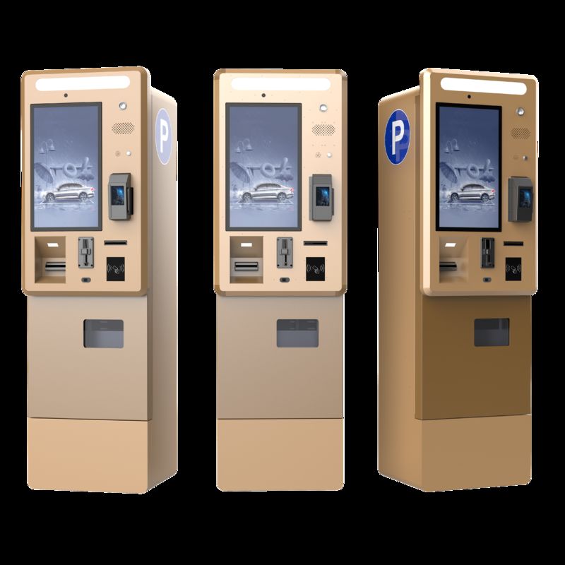 21.5 Inch Outdoor Parking Payment Kiosk with QR Code and Card Reader ...