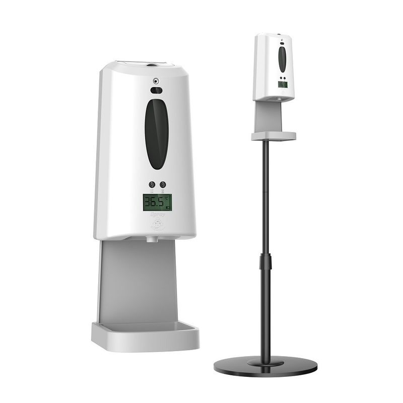 Stainless Steel Sensor 1300ml Free Hand Sanitizer Station