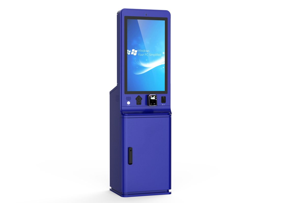 IP67 Outdoor Parking Payment Kiosk With Cash Acceptor And Credit Card ...