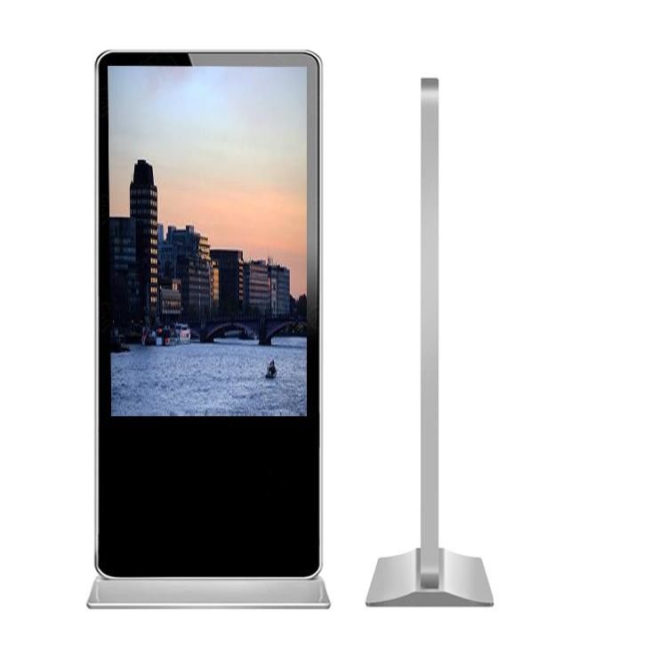 49 Inch Free Standing Lcd Advertising Player Network Vertical Digital ...