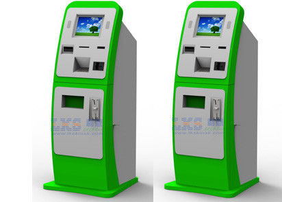 White Red Bill Payment Kiosk , UPS Card Vending Dispenser Ticketing ...
