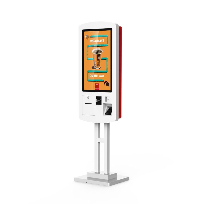Self Ordering Floor Standing Wall Interactive Kiosk Fast Food Self ...