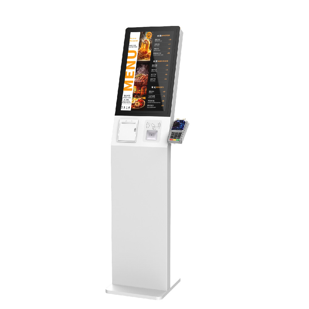 Automatic Customer Self Ordering Kiosk For Restaurants 3G/4G/WIFI Optional