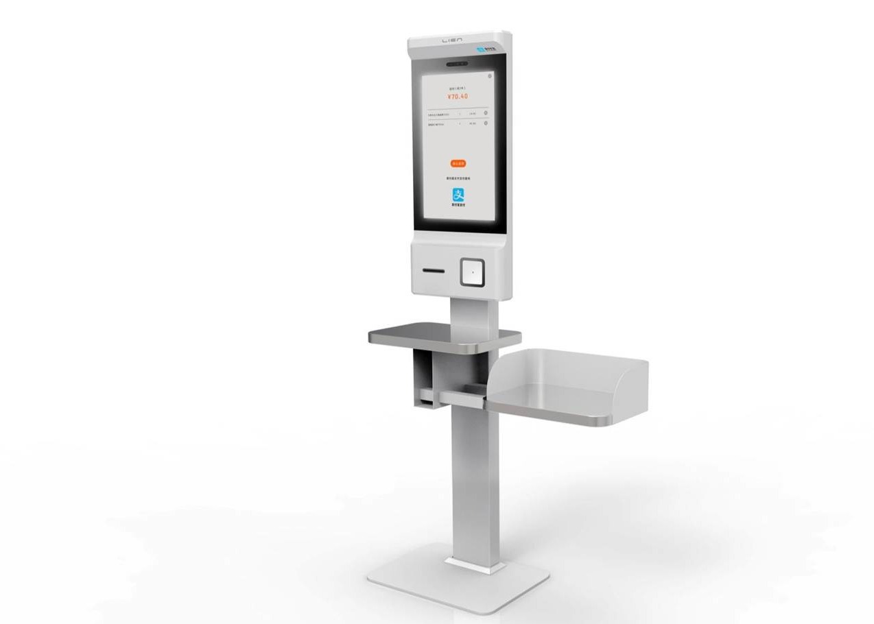 Self Service Checkout Machine Payment Terminal Kiosk With 1D / 2D ...