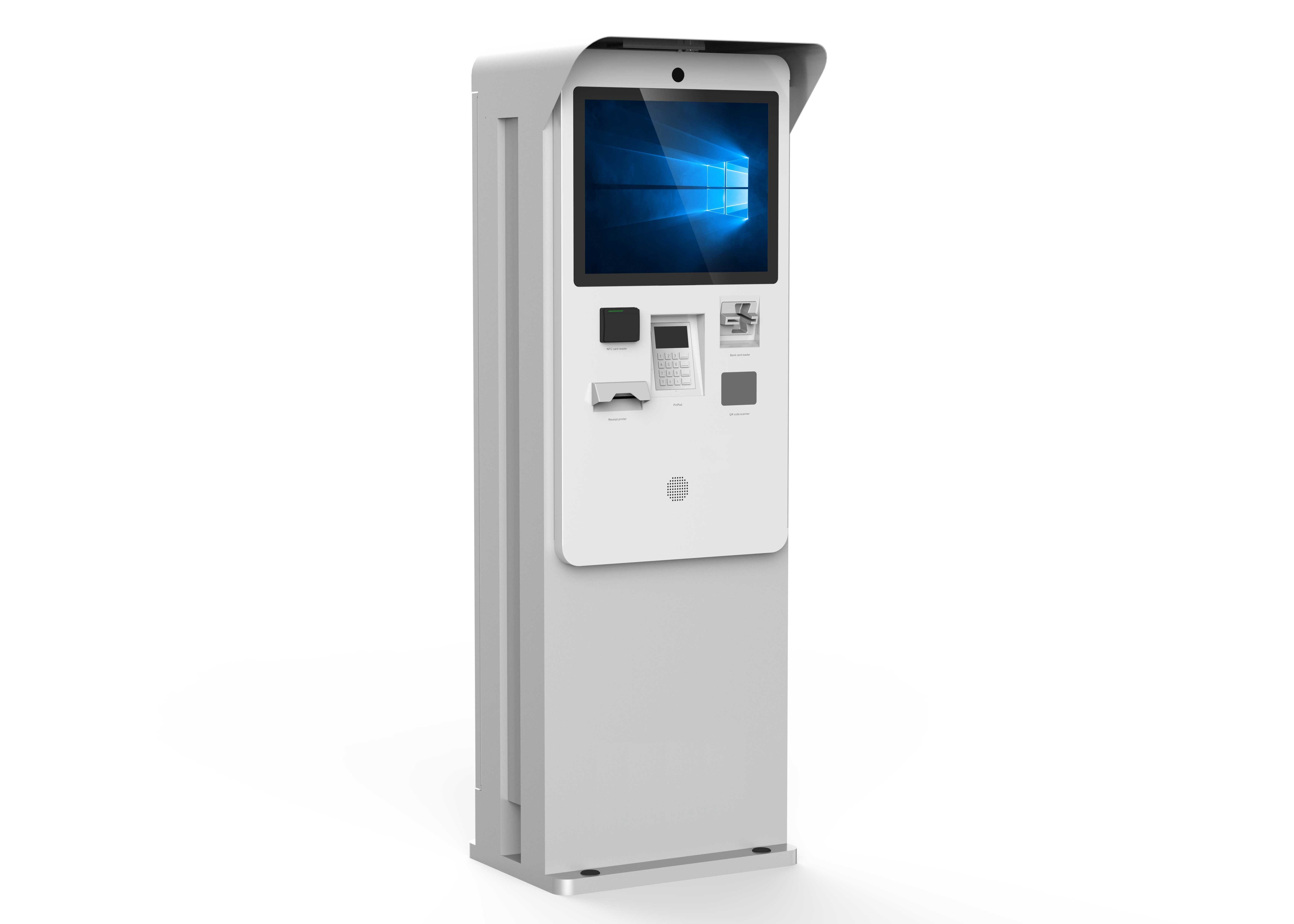 IP67 Outdoor Parking Payment Kiosk With Cash Acceptor And Credit Card ...