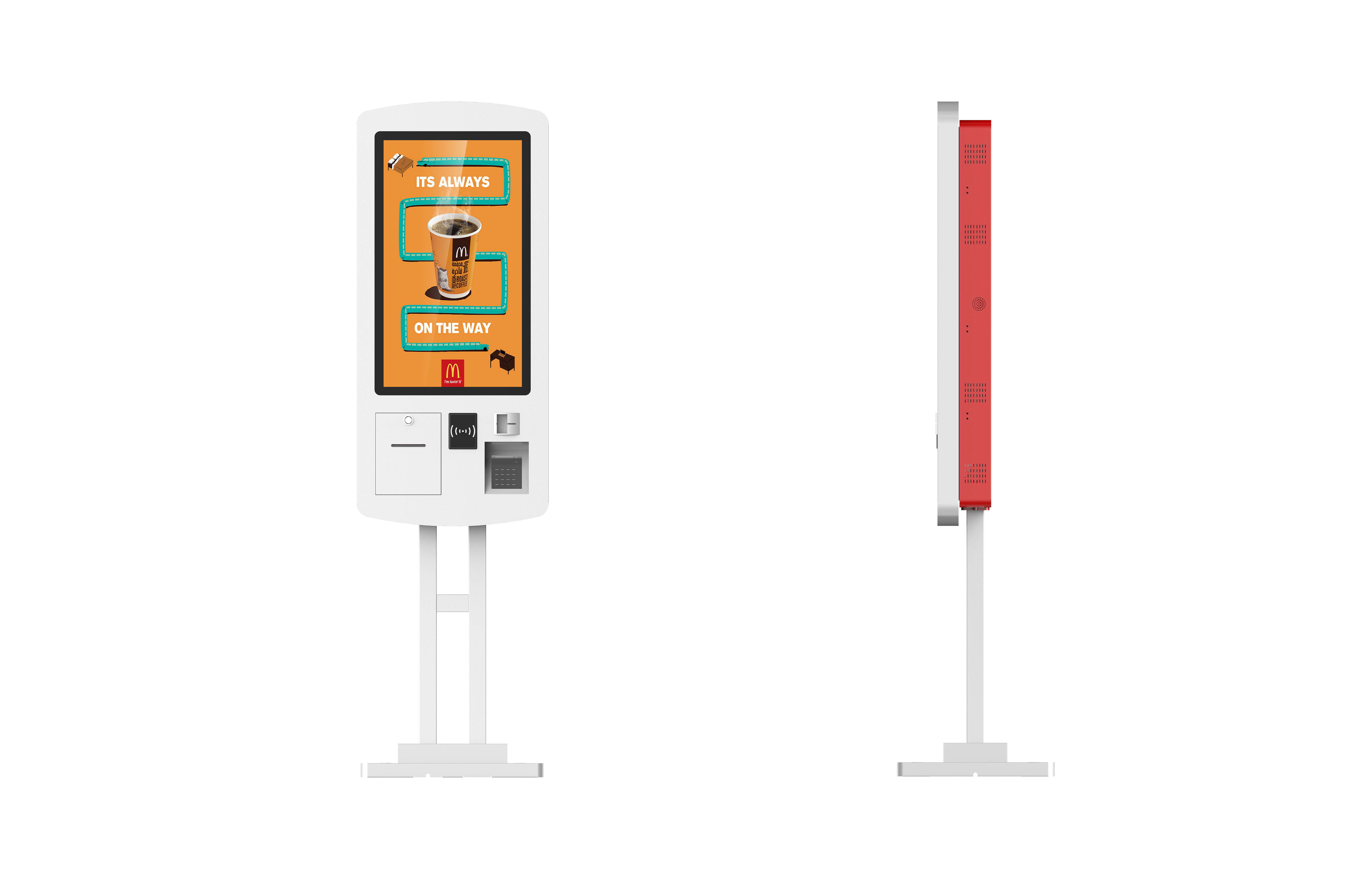 24 32 Inch Self Service Payment Ordering Kiosk For Fast Food McDonald'S ...