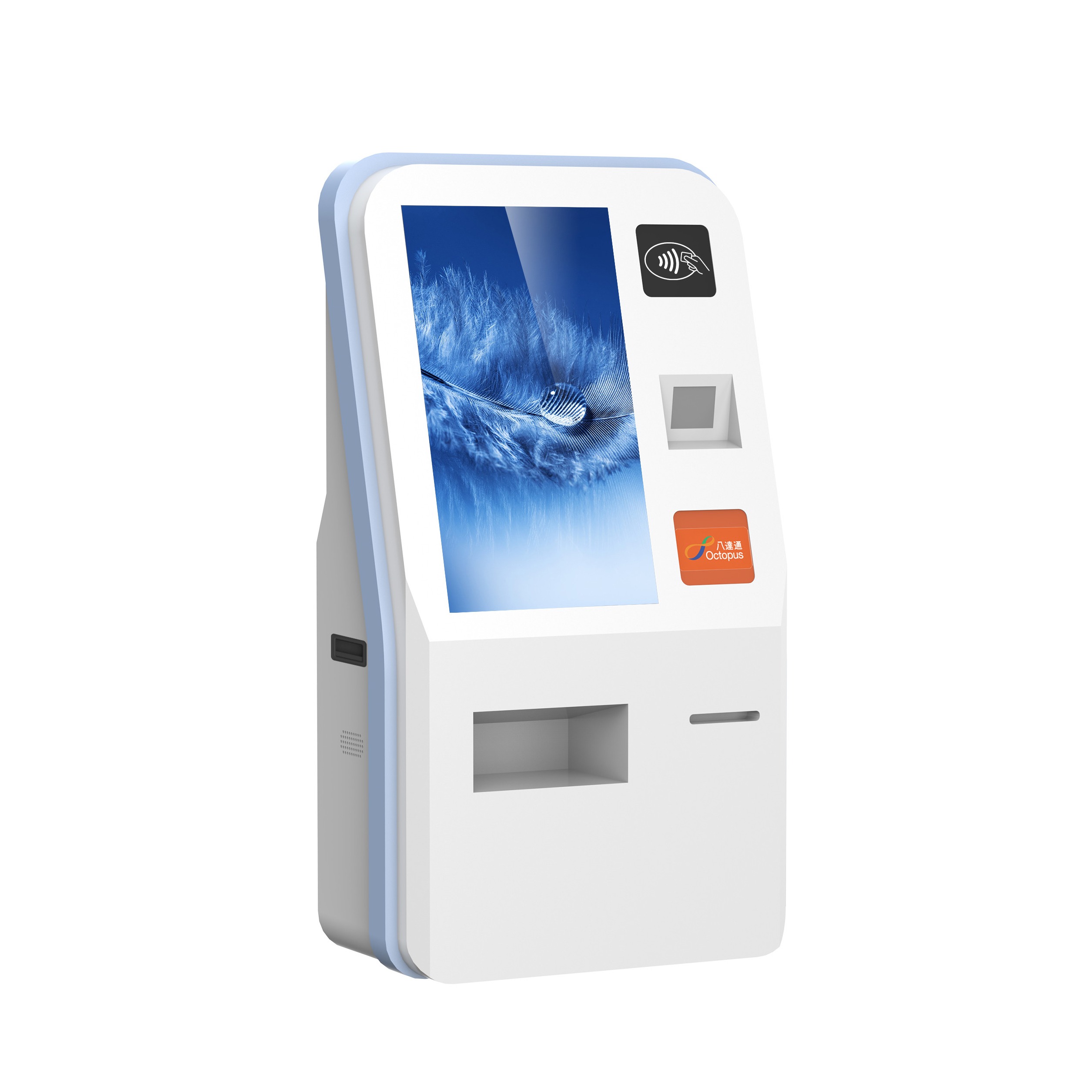 Hotel Guest Check In And Check Out Kiosk With Passport Scanner Card ...