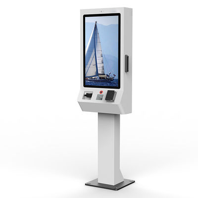 Outdoor Floor Standing Self Ordering Payment Kiosk Fast For Food Restaurant