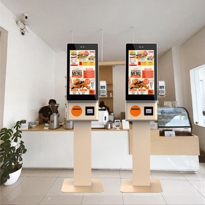 Self Ordering Kiosk With POS Terminal For Restaurant And Store, Fast ...