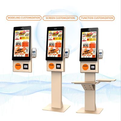 Self Ordering Kiosk With POS Terminal For Restaurant And Store, Fast ...
