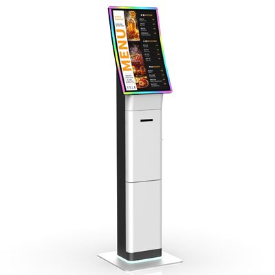 Self Ordering Kiosk With POS Terminal For Restaurant And Store, Fast ...