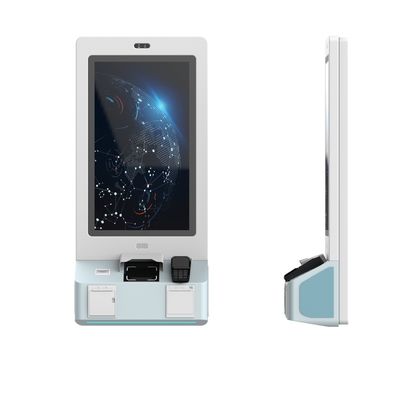Wall-Mounted Hospital Self-Service Kiosk with QR Scanner, Contactless ...
